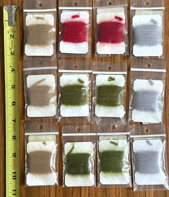 12 Packs Angora Rabbit Yarn, Fly Tying, NR | eBay