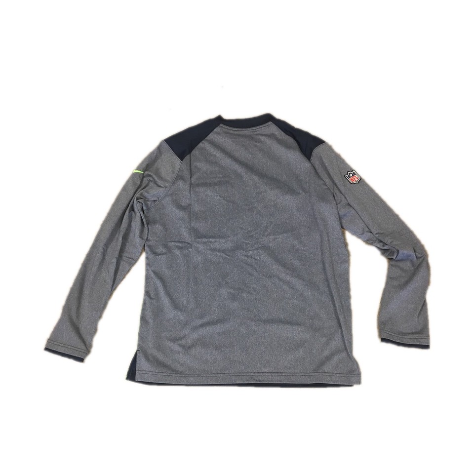 NEW Seattle Seahawks Nike Men's 1/2 Sideline Coaches Pullover Jacket ...