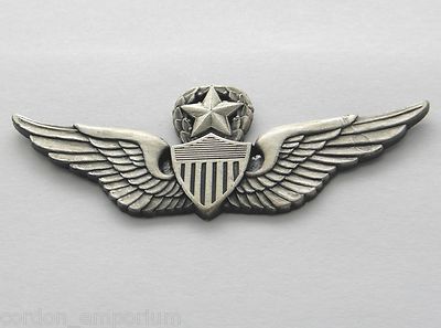 US ARMY AVIATION MASTER AVIATOR WINGS LAPEL PIN BADGE 2.5 INCHES | eBay
