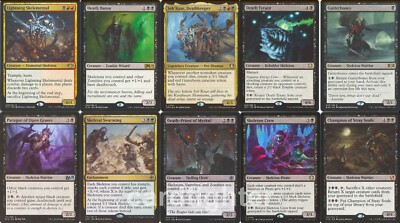 Custom Skeleton Tribal Commander EDH Deck - Sek'Kuar, Deathkeeper - MTG ...