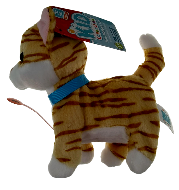 Tiger Kitty Cat Kid Connection Striped Plush Mini Walking Pet Kitten ...
