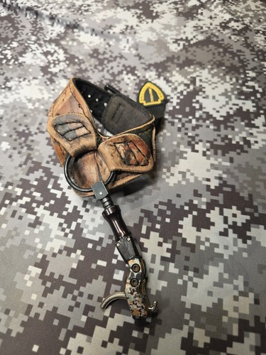 TRU-FIRE HARD CORE BUCKLE FOLDBACK BOW RELEASE CAMO ARCHERY HUNTING ...