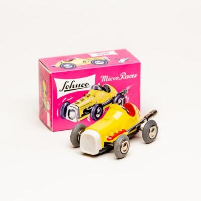 Schuco Micro Racer 1041 Midget Yellow Wind-Up Metal Car | eBay