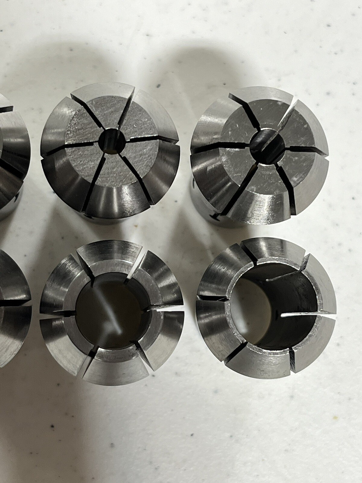 Monoset Super Flex B Collets 8pc Chi-co Cincinnati Grinder Lathe 1/8-3/ ...