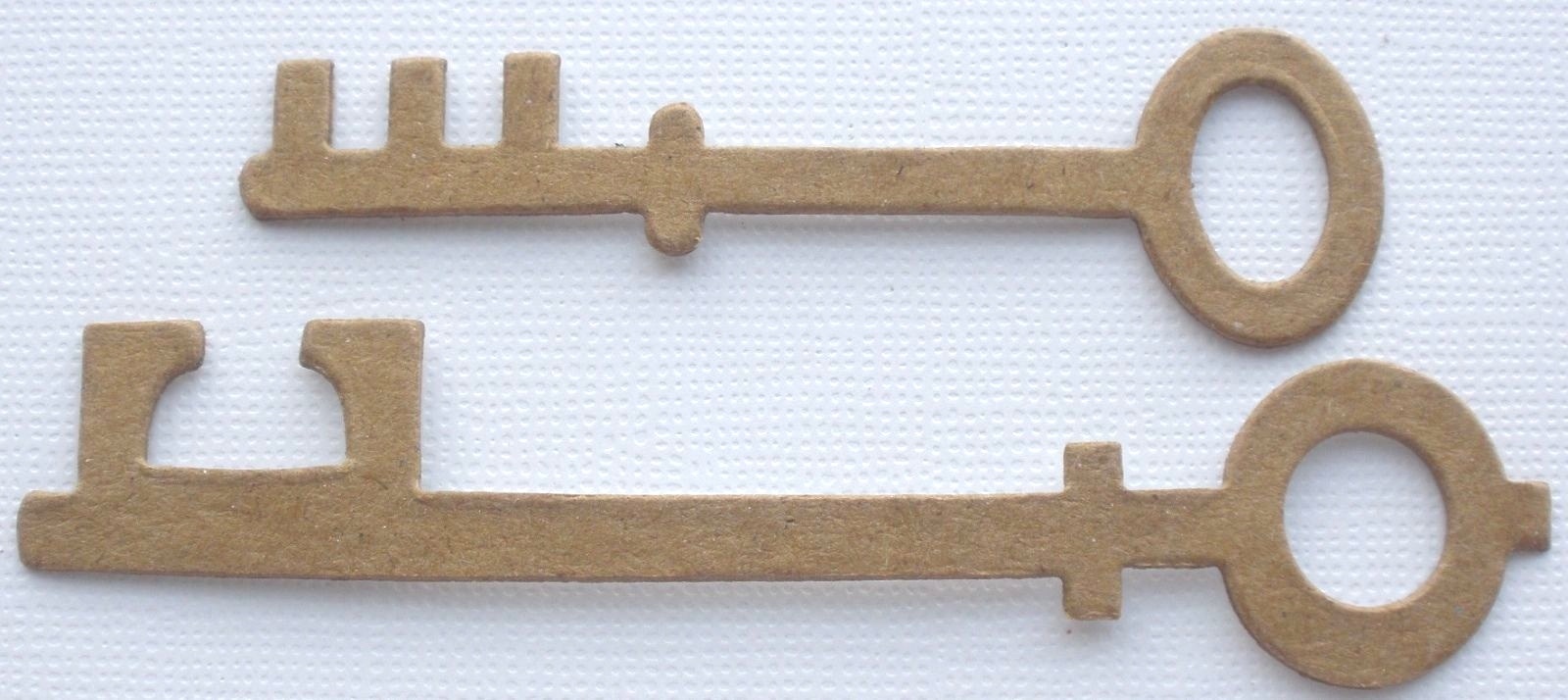 {15} *ViNTAGE KEY* Kit Bare Skeleton Keys Chipboard Die Cuts - 3 of ...