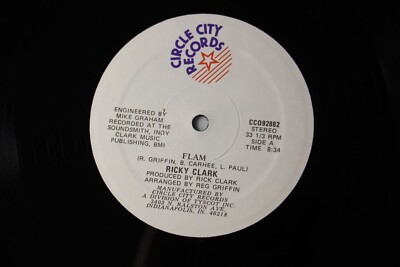 Ricky Clark – Flam, 1982 12" Circle City Records CC092882 | eBay