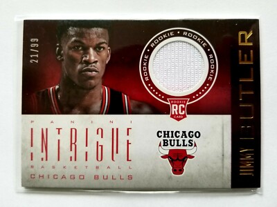 2012-13 PANINI INTRIGUE JIMMY BUTLER RC/PATCH! 21/99! 1/1! ROOKIE ...
