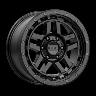 Set of 4 KMC KM540 RECON Wheels 18X8.5 6X5.5 SATIN BLACK 18MM | eBay