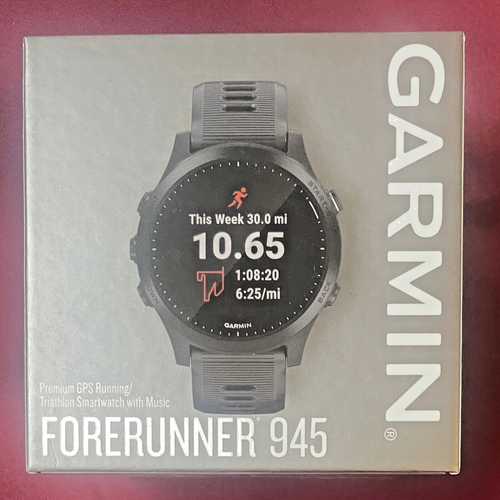 Garmin Forerunner 945 GPS Running Watch - Black - NEW & SEALED ...