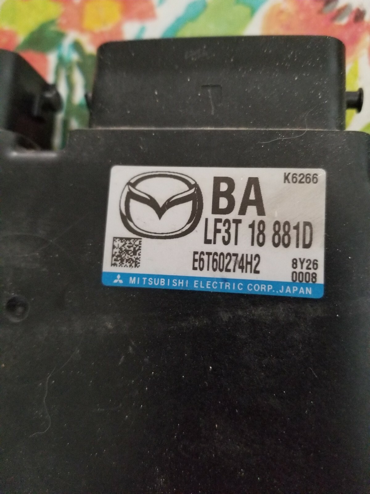 2010 MAZDA 3 ENGINE CONTROL MODULE ECU ECM P/N: LF3T 18 881D | eBay