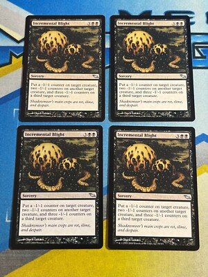 Magic the Gathering MTG Shadowmoor INCREMENTAL BLIGHT x4 | eBay