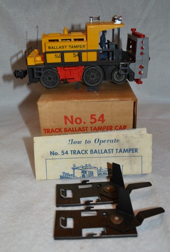 Lionel Postwar 54 Ballast Tamper Car with Box, Instructions & Track ...
