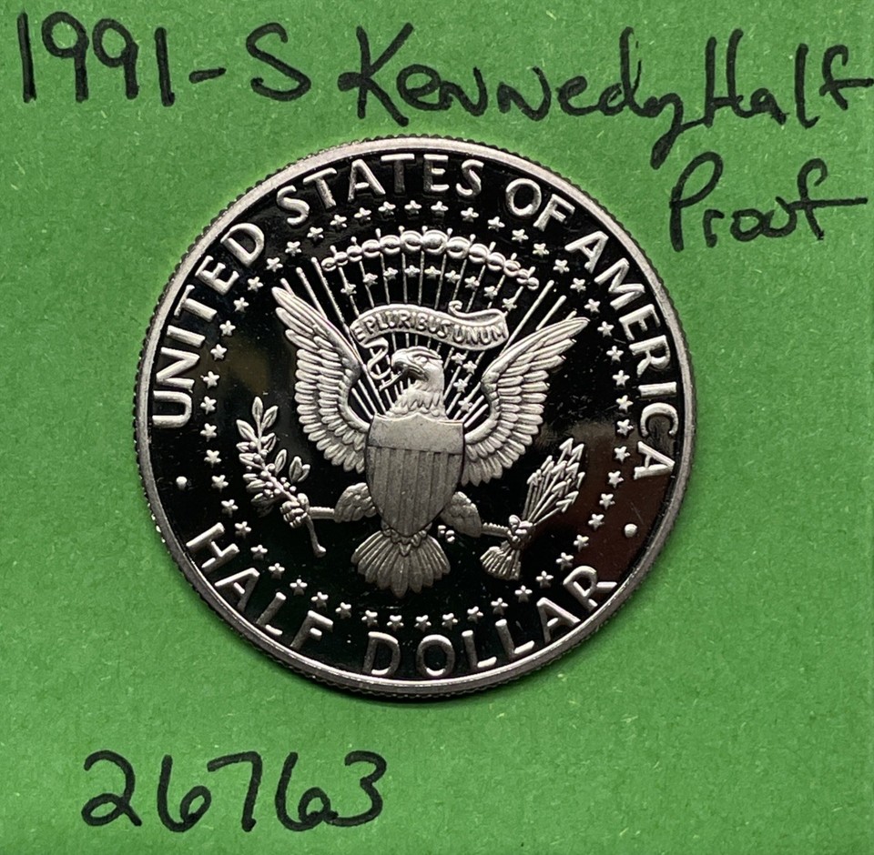 1991-S Kennedy Half Dollar 50c Proof Clad 50c US Coin Collectible | eBay