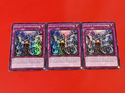 3x Infinite Impermanence | RA01-EN075 | Super Rares | 1st Edition | NM ...