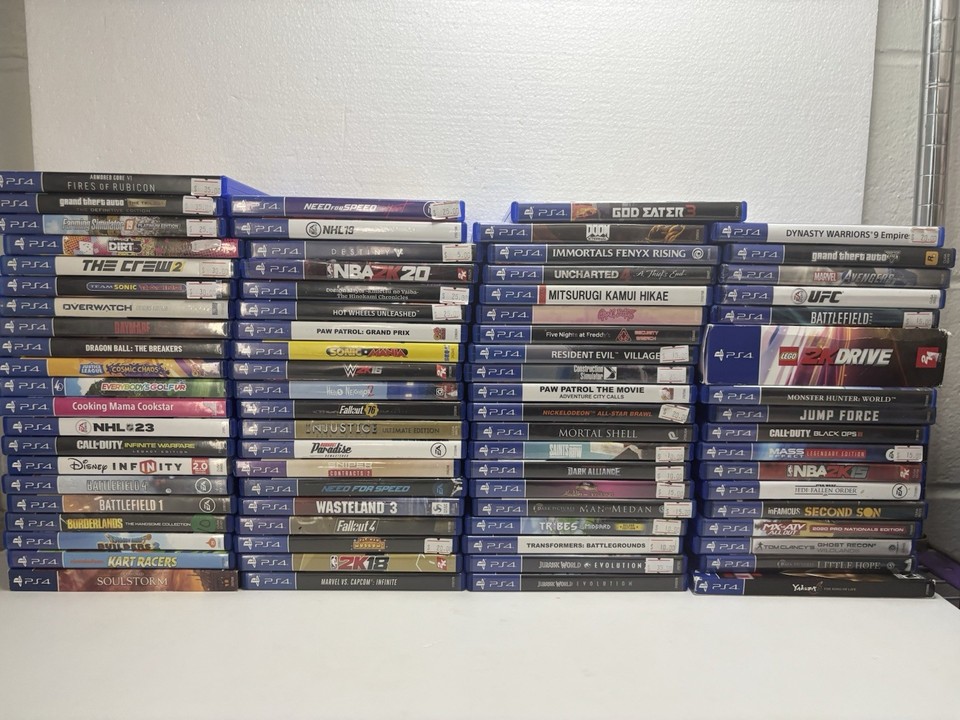 Sony PlayStation 4 PS4 Games Lot – Complete in Box, Tested – Choose ...