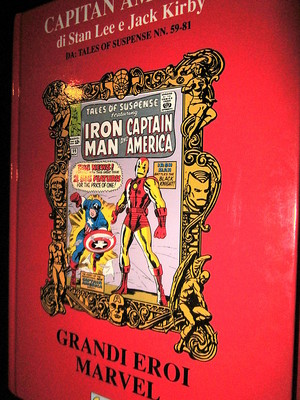 Grandi Eroi Marvel 13 Capitan America cartonato ed.Comic Art di Lee e ...