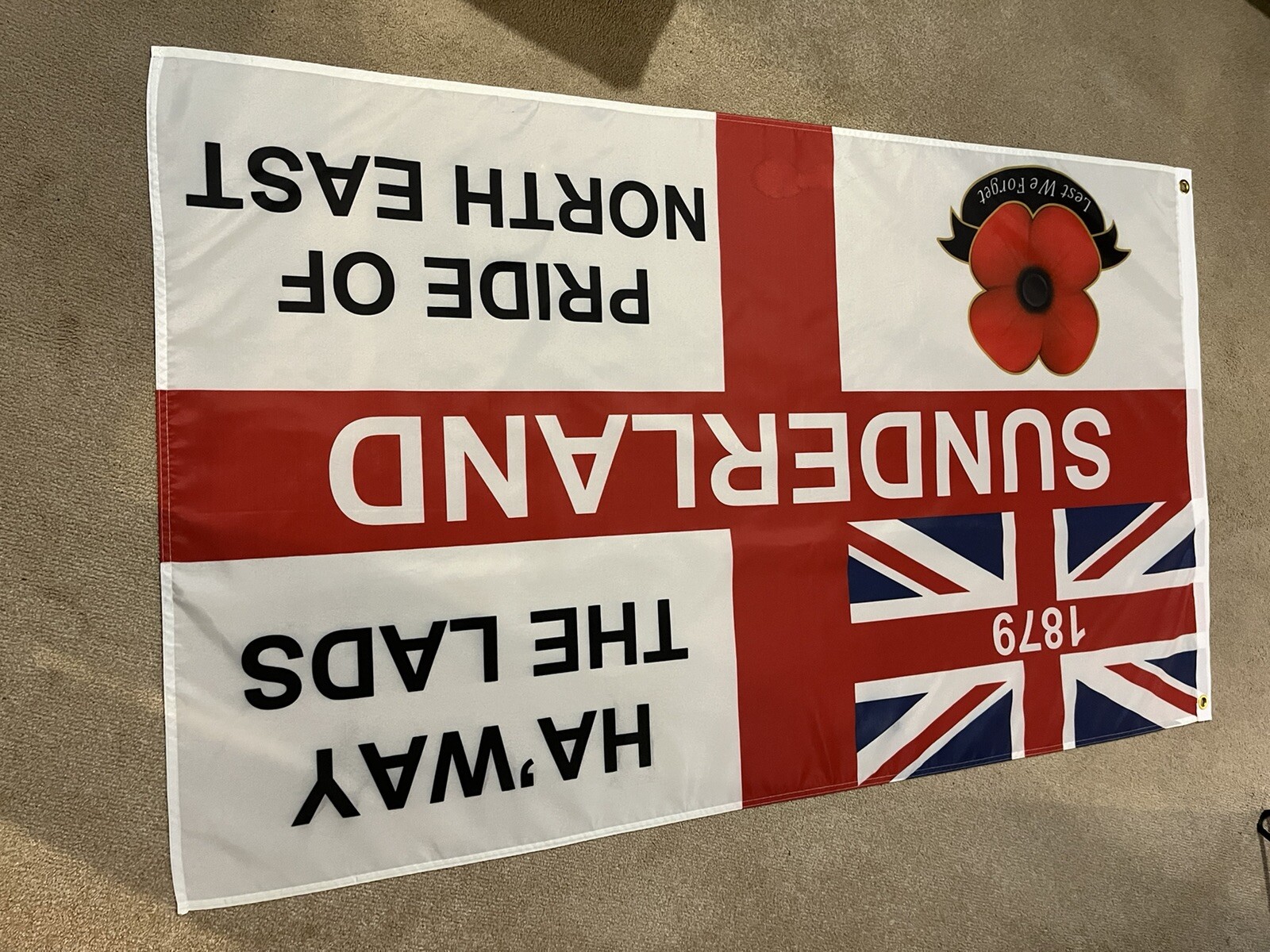 Sunderland Flag 5ft by 3ft - Sunderland Football Flag Football Flag | eBay