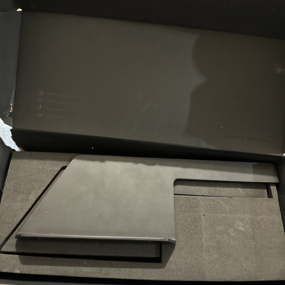 Slate Goods Matte Black Toilet Paper Holder w/ Shelf | eBay