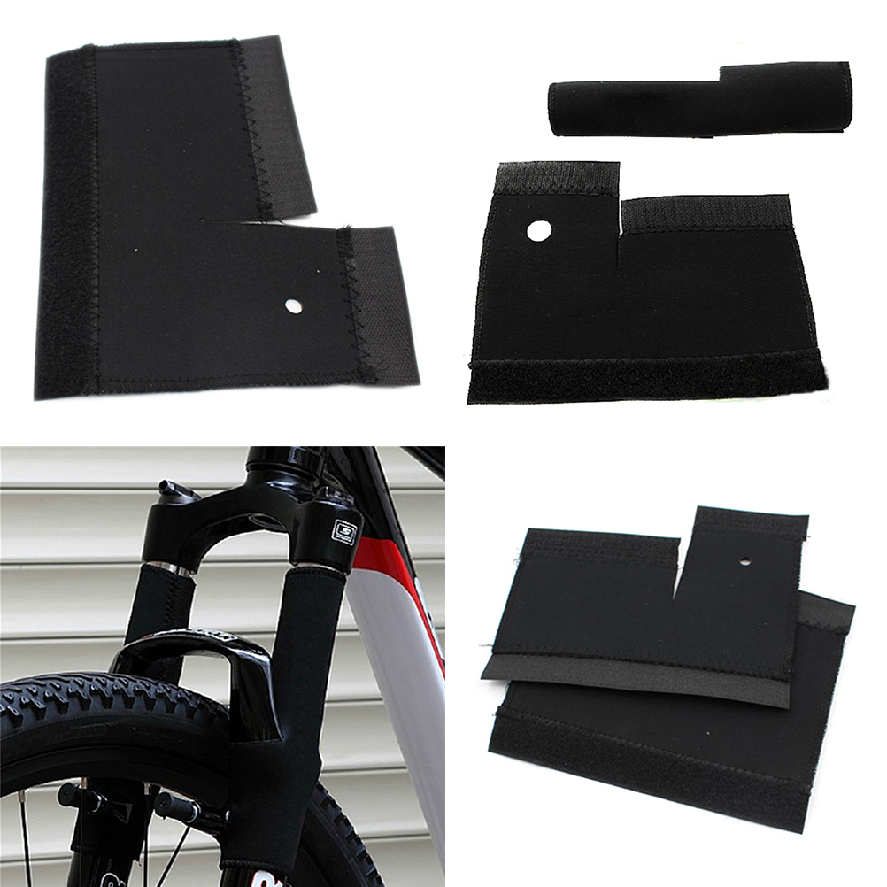 1Pair/2Pc Cycling Bike Bicycle Front Fork Protector Pad Wrap Cover Set ...