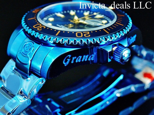 Invicta Grand Diver Blue Men's Watch - 27751 for sale online | eBay