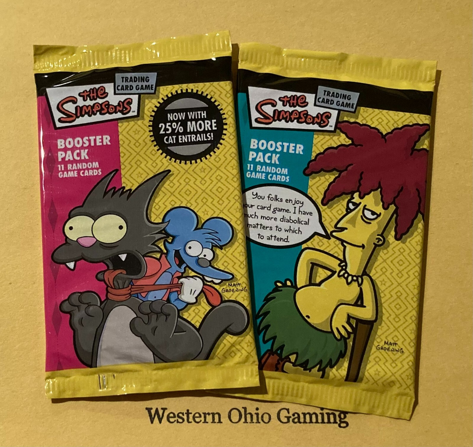 The Simpsons TCG 2 x Base Set Booster Pack NEW CCG Trading Card Game | eBay
