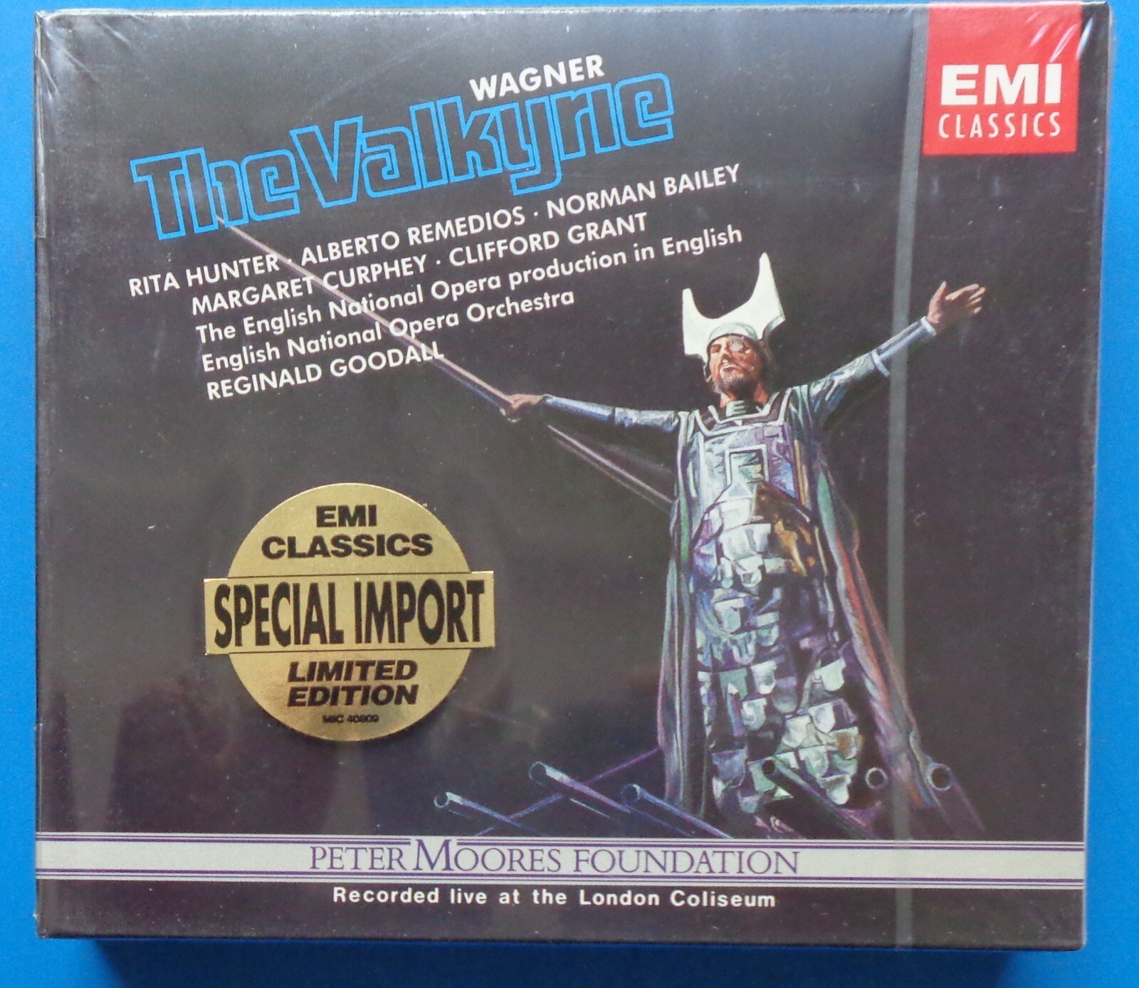 Goodall/Hunter/Remedios/Bailey WAGNER The Valkyrie - EMI 4 CD SEALED | eBay