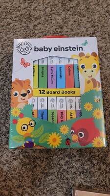 Baby Einstein My First Library 12 Board Books Set NEW and Sealed ...