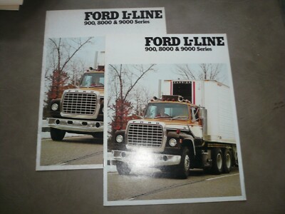 1980 Ford L-Line 900 8000 9000 Series Sales Brochure - Two for One ...