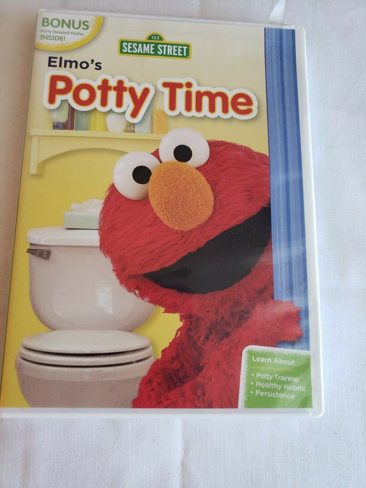 SESAME STREET: Elmo's Potty Time DVD Toilet | Grelly USA