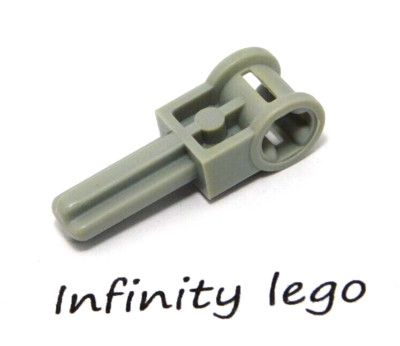 12 LEGO Technic Old Light Grey Axle 1.5 Perpendicular Axle Connector ...