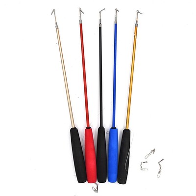 Retractable Cat Teaser Wands Fishing Pole Wand Cat Catcher Teaser Stick ...