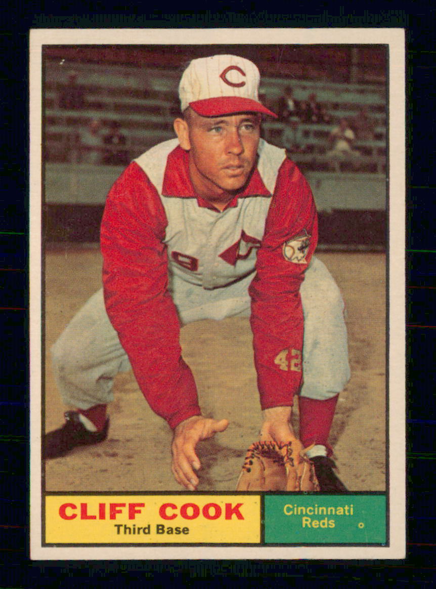 1961 TOPPS BASEBALL # 399 CLIF COOK RC INV J8624 | eBay
