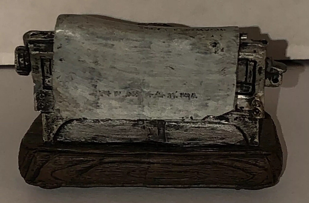 Vintage Resin Typewriter Decoration Heavy Paperweight Collectible for ...