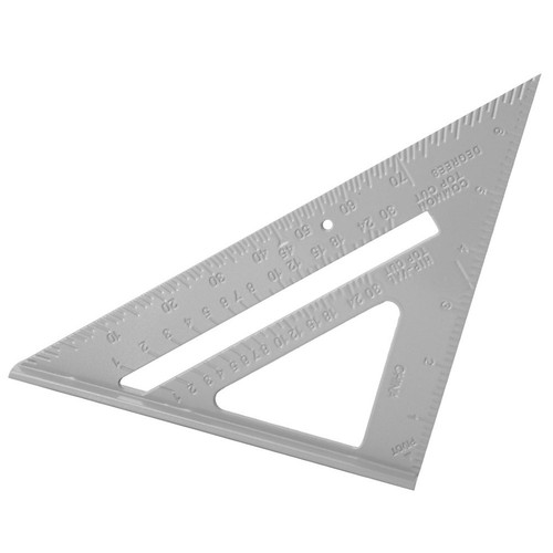 `7 Aluminum Alloy Triangle Ruler Woodworking 45/90 Degree Measuring ...