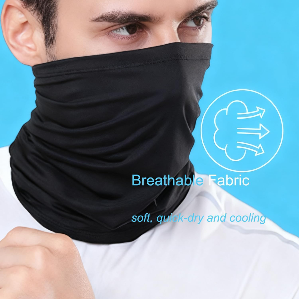 2 Pack Cooling Neck Gaiter, Summer Face Mask, Cooling Scarf, Sun UV ...