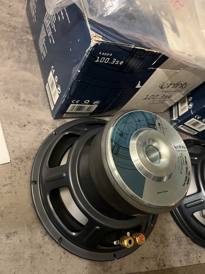 Old School Infinity Kappa 100.3SE 10" 4 ohm Subwoofer (Revised) | eBay
