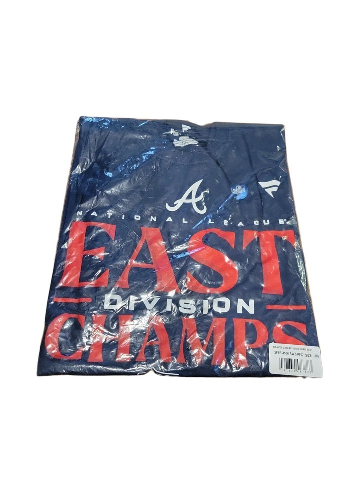 Men's Fanatics Navy Atlanta Braves 2023 NL East Division Champions ...