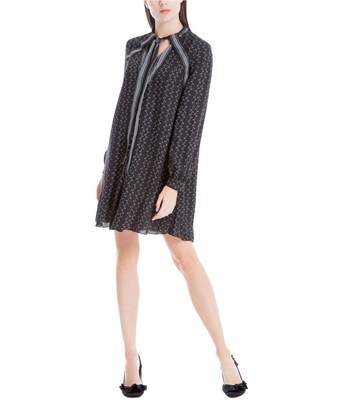 Max Studio London Womens Tie Front A-line Dress | eBay