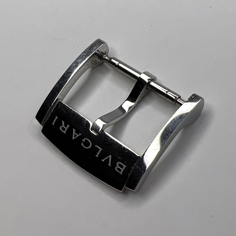Authentic Bulgari 18mm Stainless Steel Tang Buckle Clasp OEM | eBay