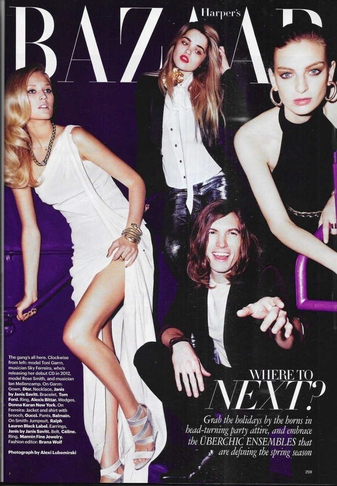 Madonna Harper's Bazaar Magazine David Hockney Patti Hansen Rosie ...