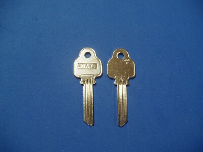 TWO KEY BLANKS FIT MEDECO LOCKS JMA #A1517 NICKEL PLATED LEVEL 2 6-PIN ...