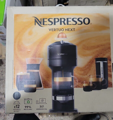 Black NESPRESSO Vertuo Next Espresso Coffee Maker Machine Open Box | eBay