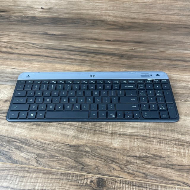 Logitech K470 Graphite Wireless Nano Receiver Portable QWERTY Standard ...