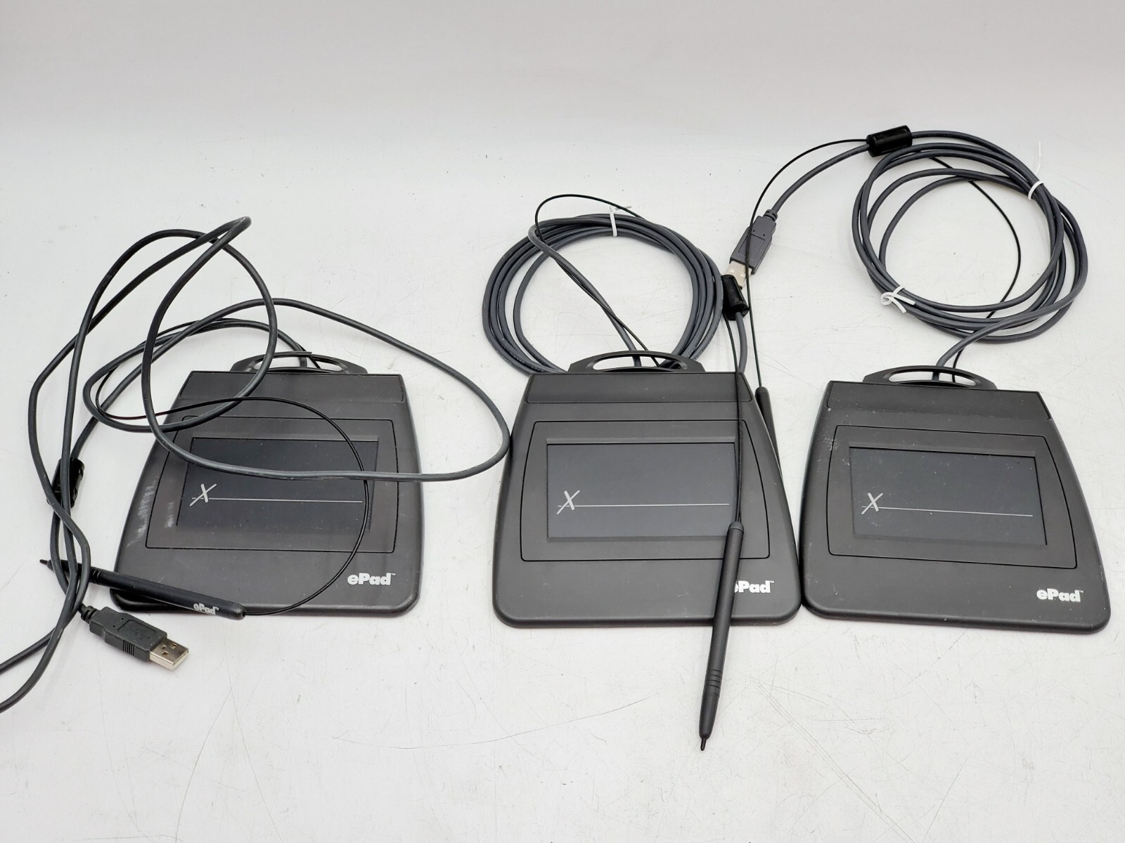 LOT OF 3 - Interlink ePad VP9801 Electronic Signature Capture Pad With ...