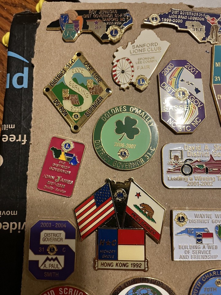 Lions Club Pins Lot | eBay
