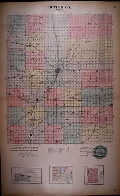 Pre-1900 - 1887 Butler Antique Map