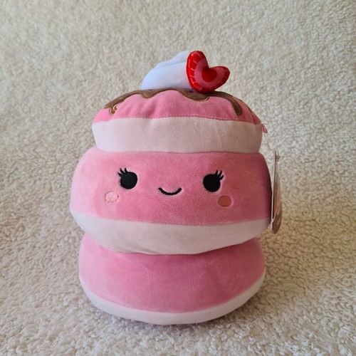 Squishmallows 8-9" inch Shelly the Strawberry Pancake Stack plush toy ...