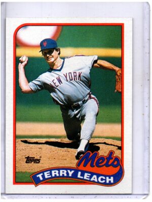 1989 TOPPS #207 TERRY LEACH NEW YORK METS FREE SHIPPING | eBay
