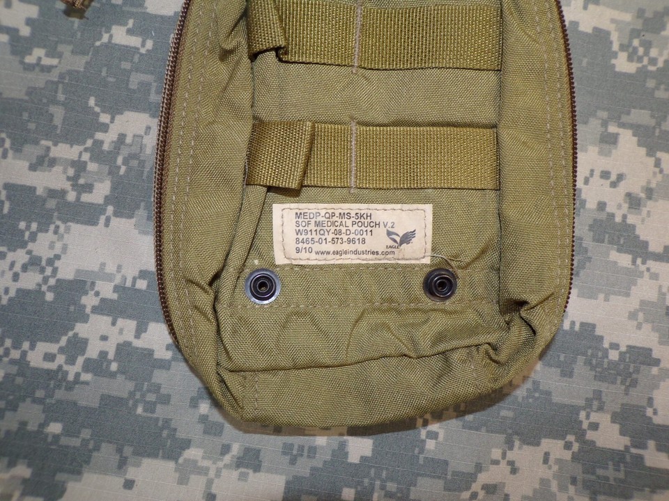 USGI SFLCS Eagle Industries EI Khaki (5KH) SOF Medical Pouch V.2 2010 IFAK | eBay