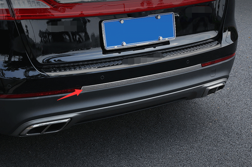 >2016-2018 For Lincoln MKX Chrome Stainless Rear Bumper Protector Cover ...